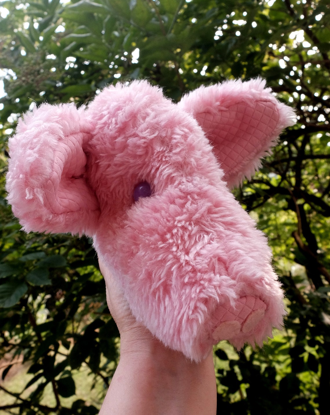 Faux Taxidermy Pig Head Soft Sculpture Textile Head Trophy | Etsy