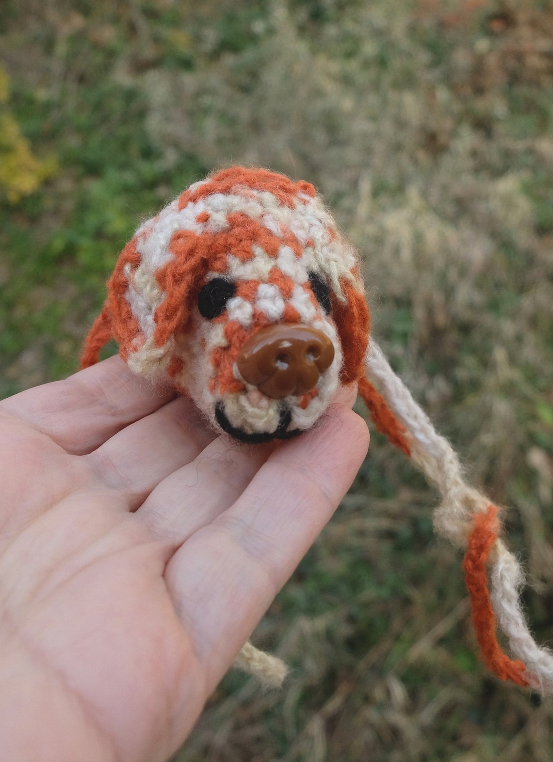 Pinto Dog Nose Warmer Piebald Doggie Crochet Nose Sweater | Etsy