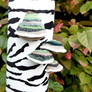 Stuffed Birch Log, Tree Log Pillow, Tree Log With Fungi, From the ...