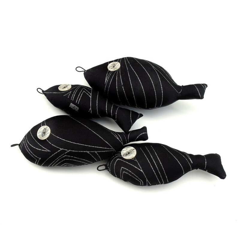 Hanging Fish Fish Bunch Fish Garland Fabric Fish Beach - Etsy