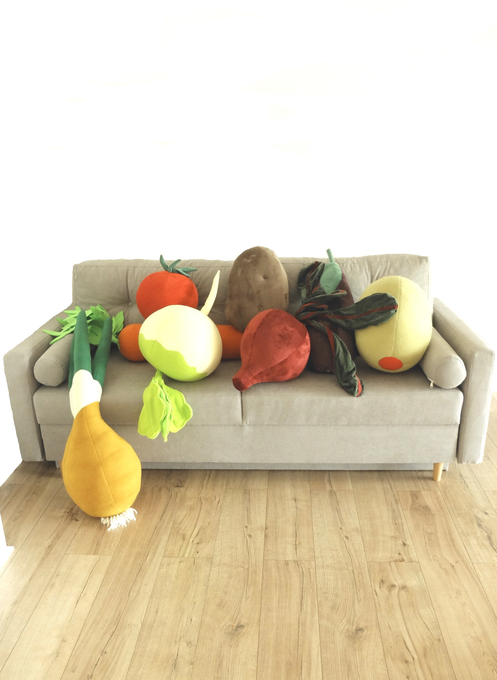 Onion Pillow Oversized Veggie Stuffed Root Vegetable Fleece - Etsy