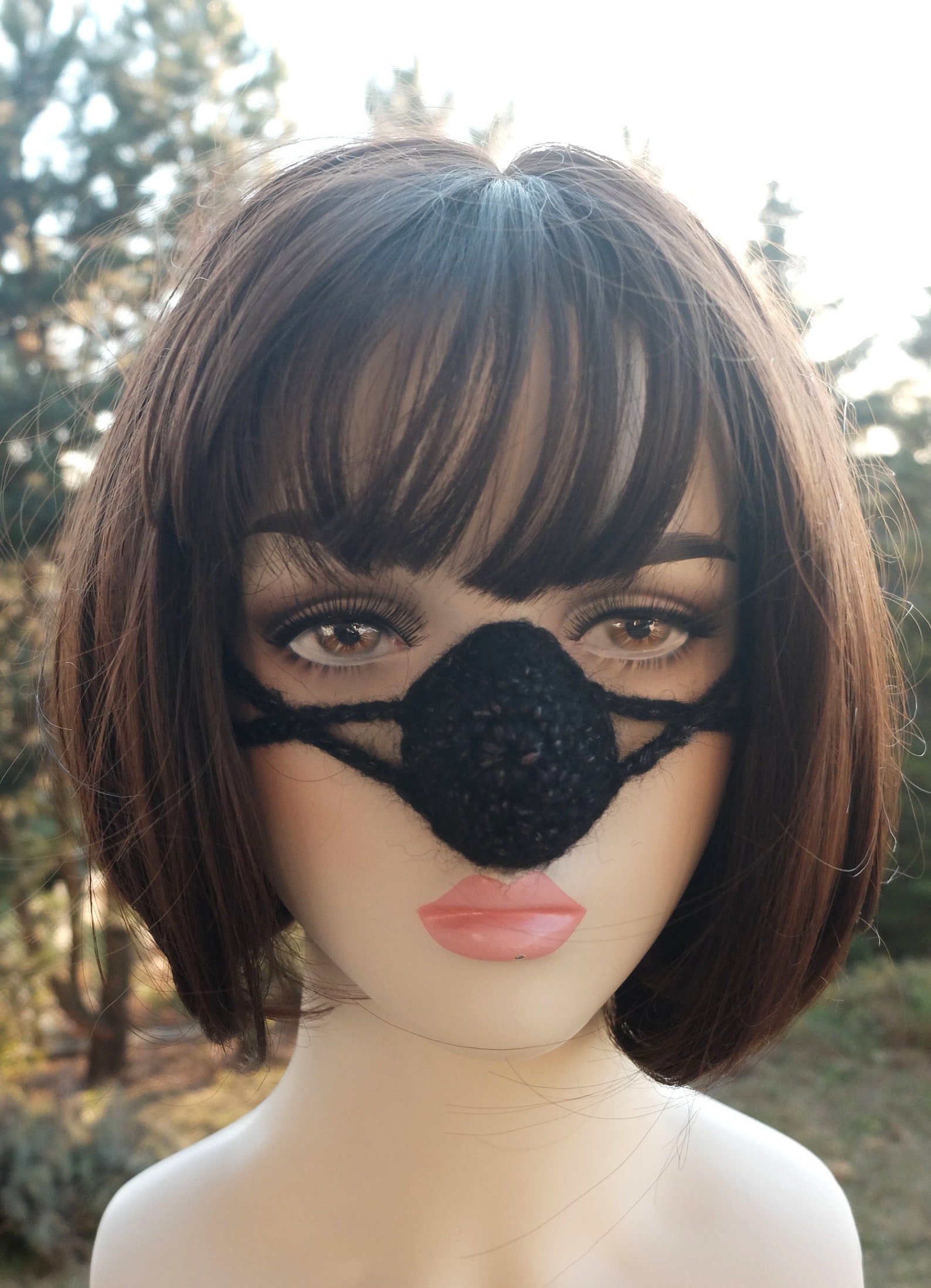 Nose Warmer Shiny Nose Cozy Nose Hat Crochet Face Cover - Etsy