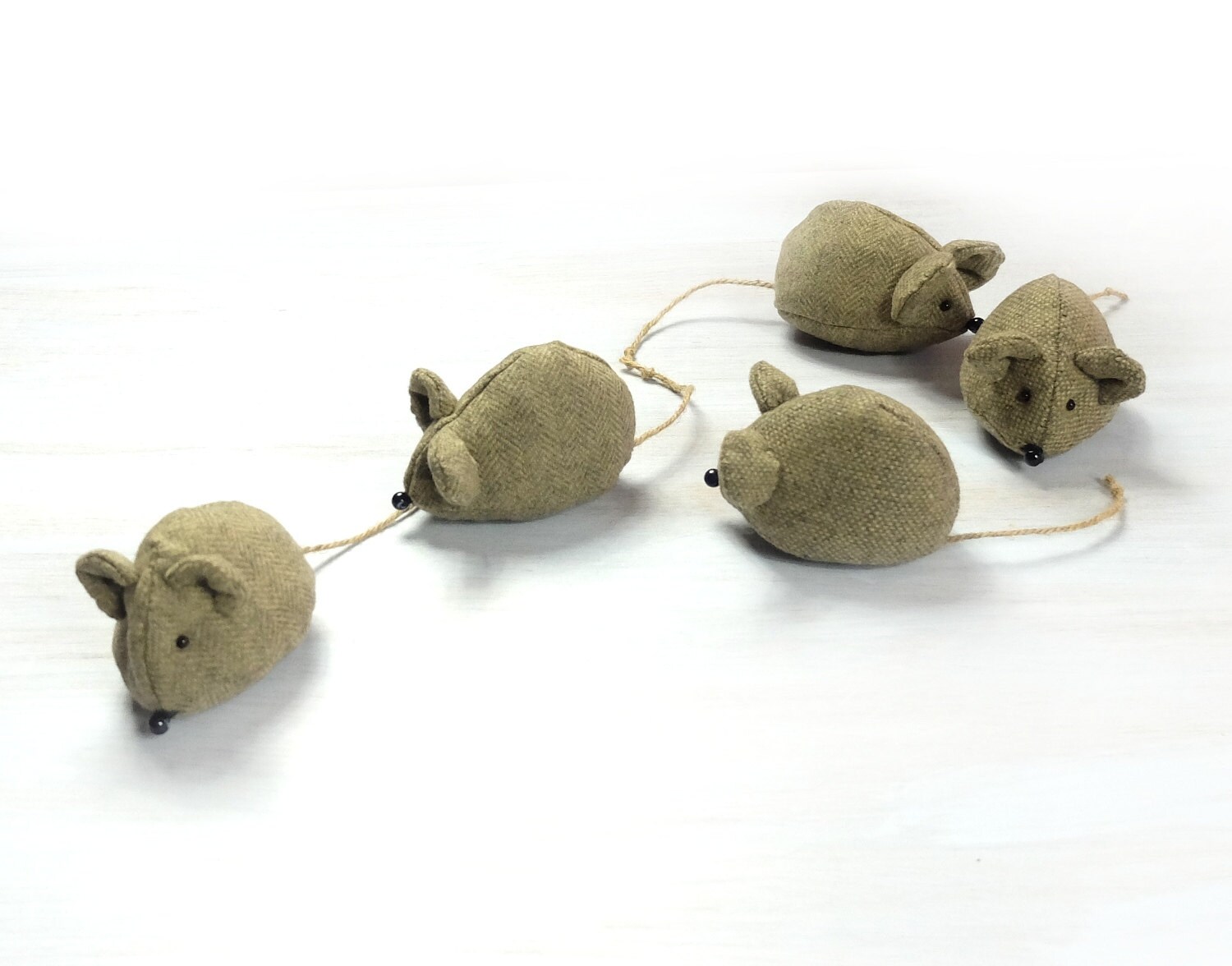 Wool Mouse Stuffed Mouse Soft Toy Small Animal Textile | Etsy