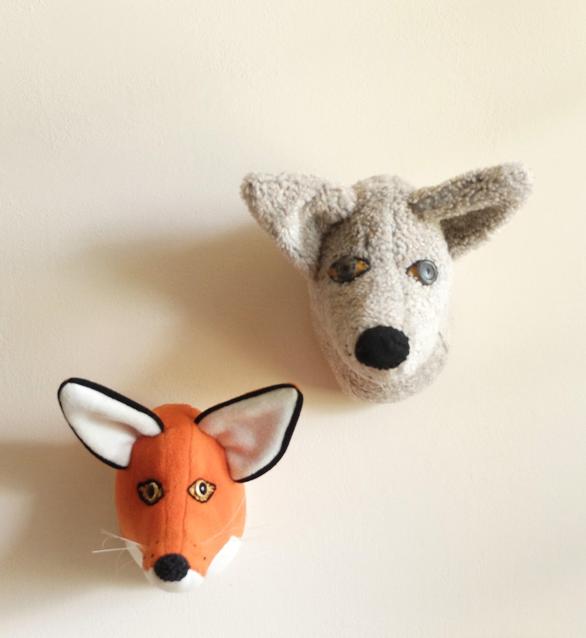 Faux Fox Taxidermy Fox Head Wall Mount Stuffed Red Fox | Etsy