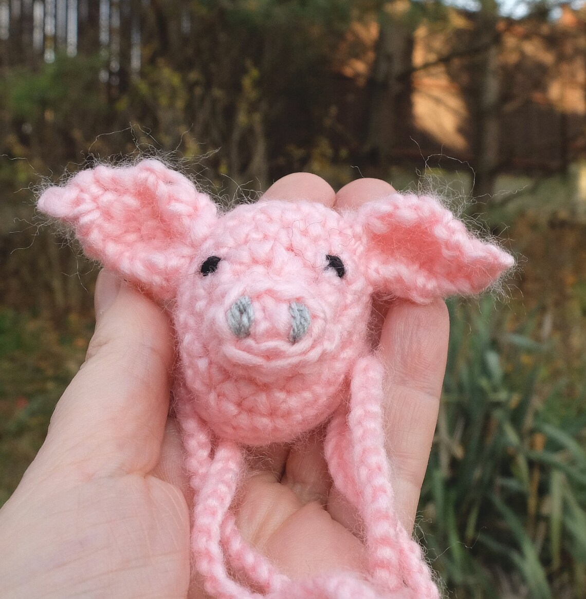 Piggy Nose Warmer, Pink Pig Costume, Fun Pig Mask, Animal Nose Cozy ...