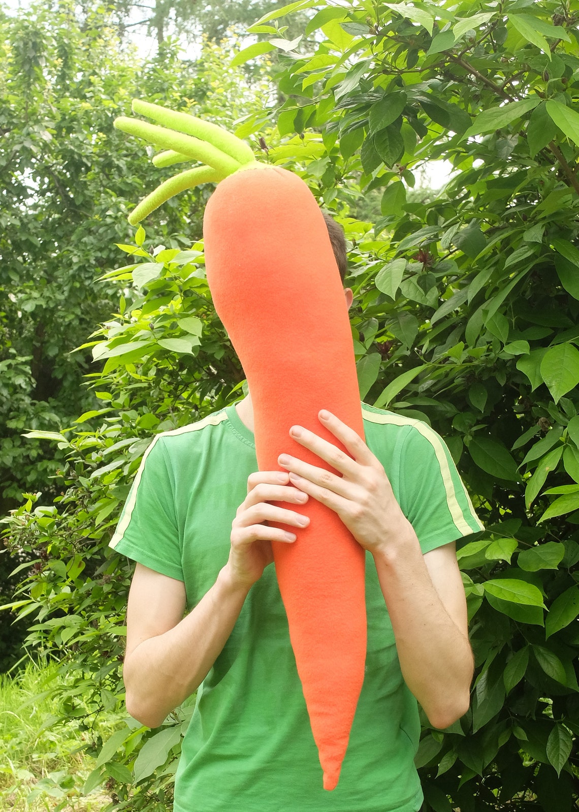 Extra Large Carrot Pillow Stuffed Fleece Carrot Plush | Etsy