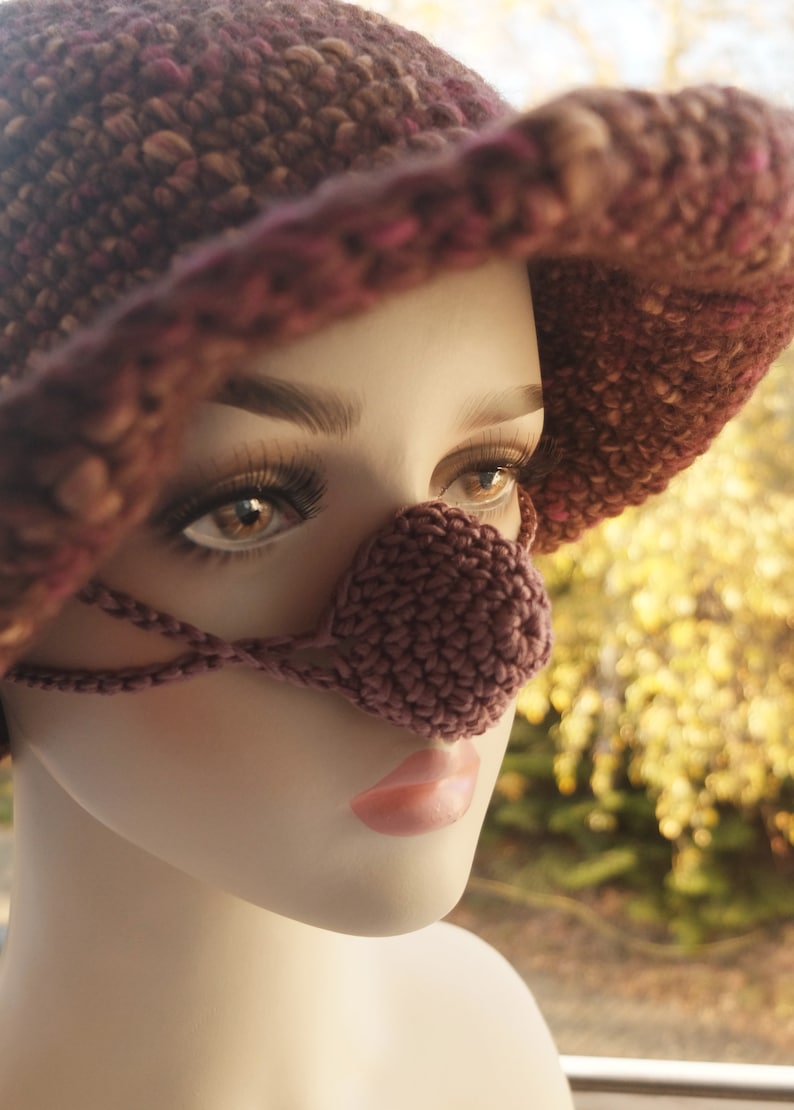 Crochet Nose Warmer Cotton Nose Cozy Nose Hat Nose Scarf - Etsy