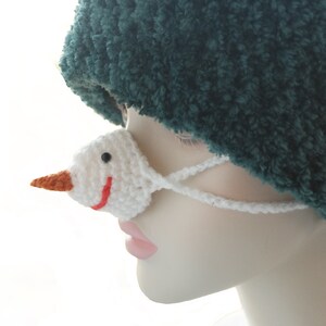 Snowman Nose Cozy, Nose Warmer, Unisex Nose Shrug, Winter Gift, Funny ...