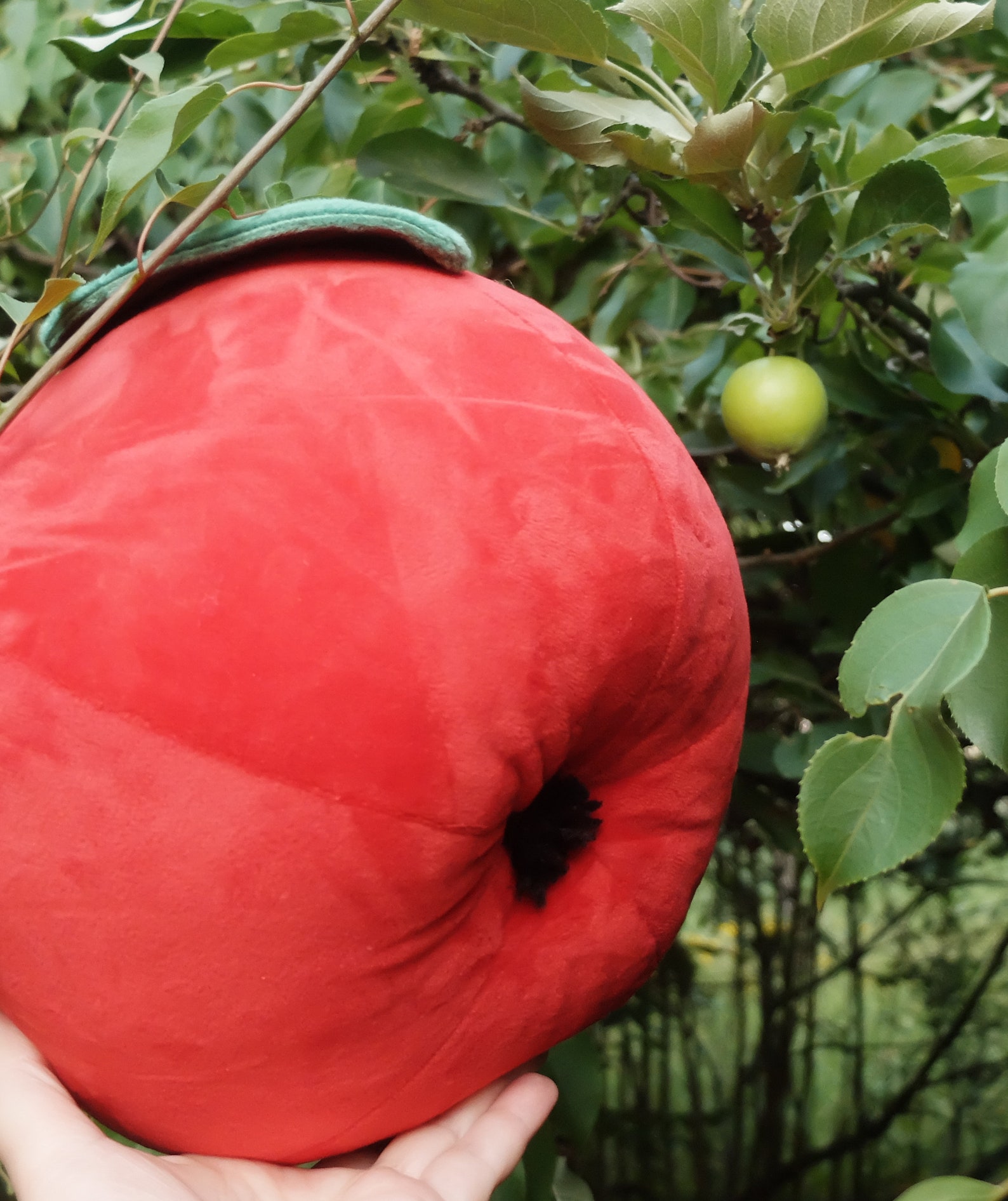 Big Stuffed Apple Plush Apple Cushion Red Apple Pillow - Etsy