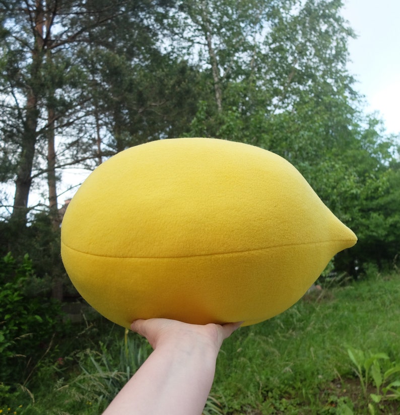 Giant Fleece Lemon 3D Plush Fruit Oversized Lime Pillow | Etsy