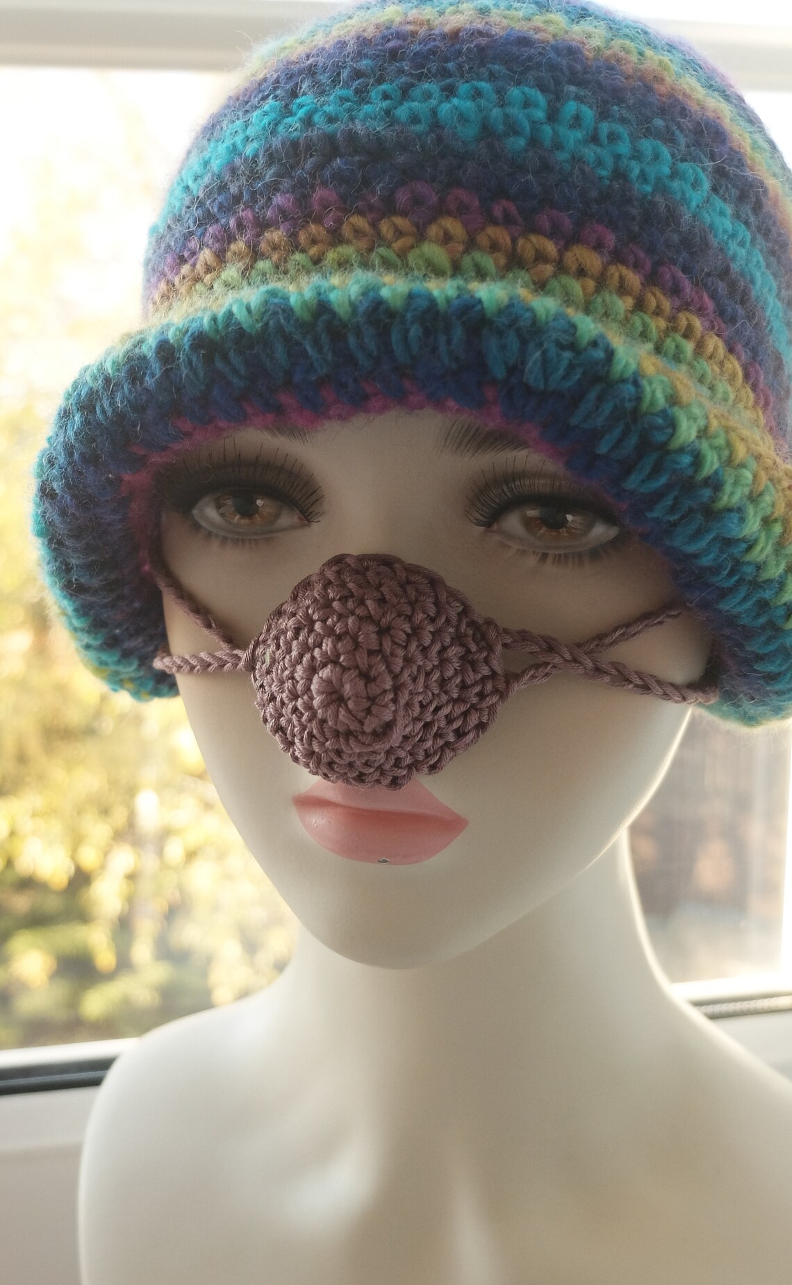 Crochet Nose Warmer Cotton Nose Cozy Nose Hat Nose Scarf - Etsy