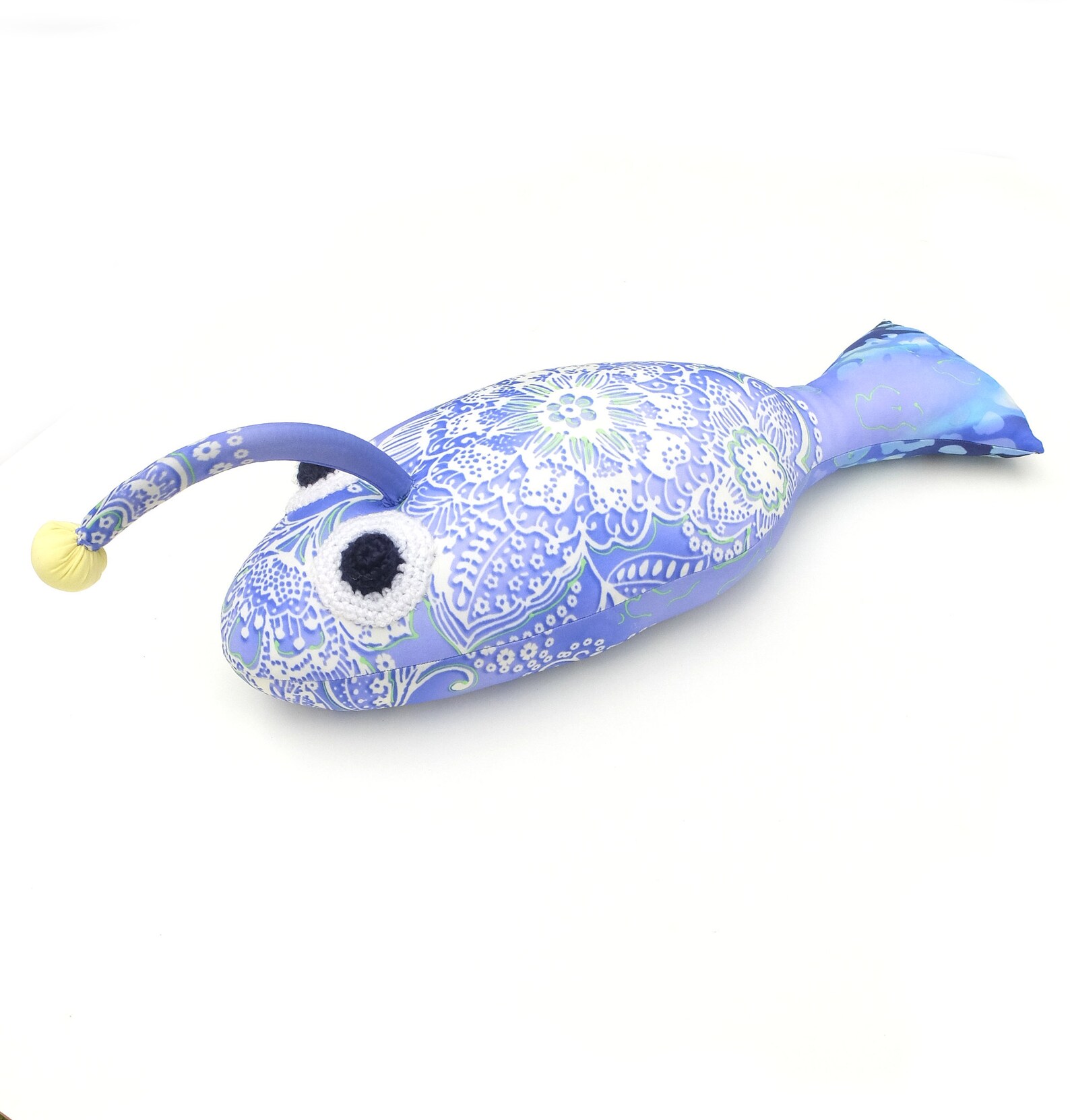 Stuffed Angler Fish, Soft Monkfish, From Deep Sea, Ocean Creature ...