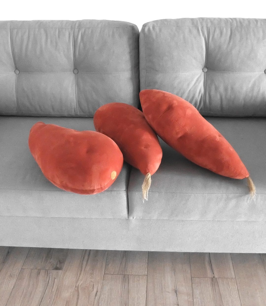 Velvet Sweet Potato, Stuffed Plush Yam, Nerd Gift, Soft Cushion ...