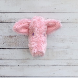 Faux Taxidermy, Pig Head, Soft Sculpture, Textile Head Trophy ...