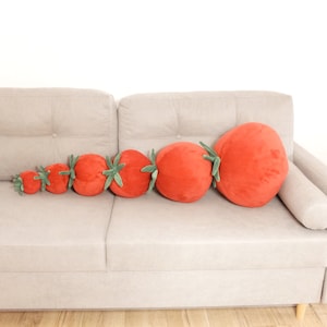 The Biggest Tomato Pillow in My Store, Velvet Veggie, Pretend Food, New ...