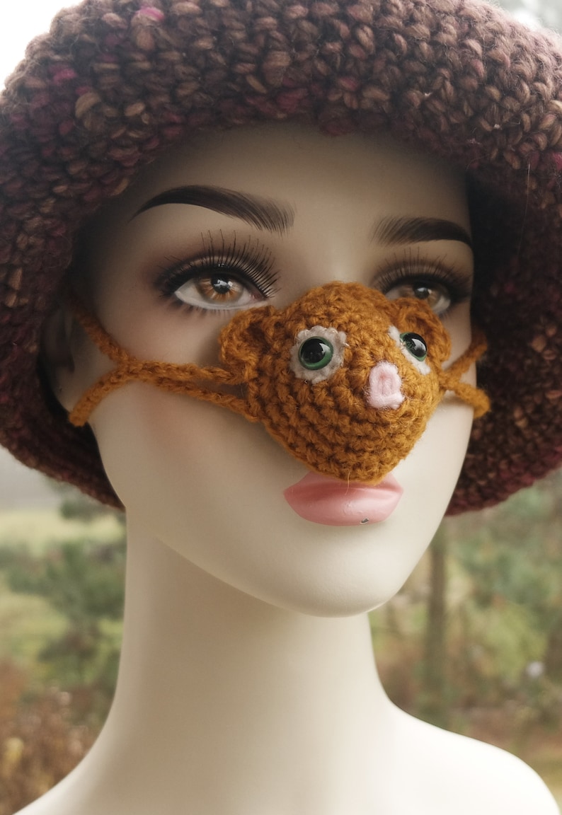 Tarsier Nose Cozy Face Cover Unique Nose Warmer Indoor - Etsy