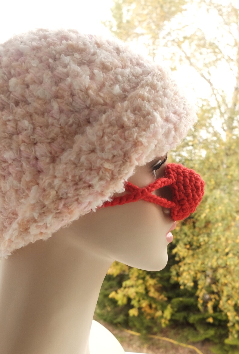 Acrylic Nose Warmer Red Face Cover Nose Cozy Funny Small - Etsy