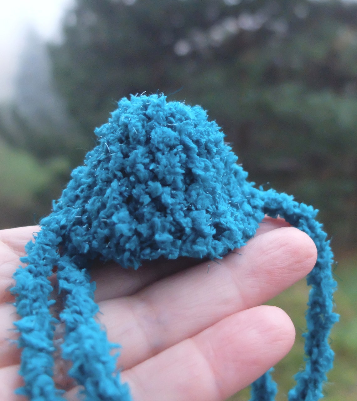 Cyan Nose Warmer Fluffy Face Heater Cold Nose Scarf Furry | Etsy