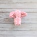 Faux Taxidermy Pig Head Soft Sculpture Textile Head Trophy - Etsy