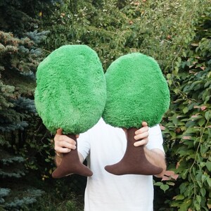 Plush Tree Pillow, Big Stuffed Tree, Soft Tree Cushion, Sofa Pillow ...