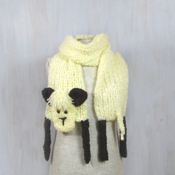 Christmas Sheep Scarf - Etsy