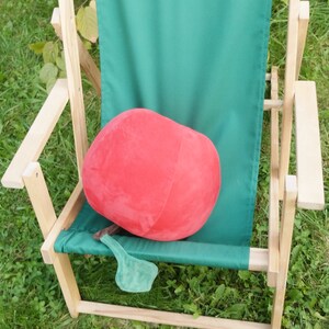Big Stuffed Apple Plush Apple Cushion Red Apple Pillow - Etsy