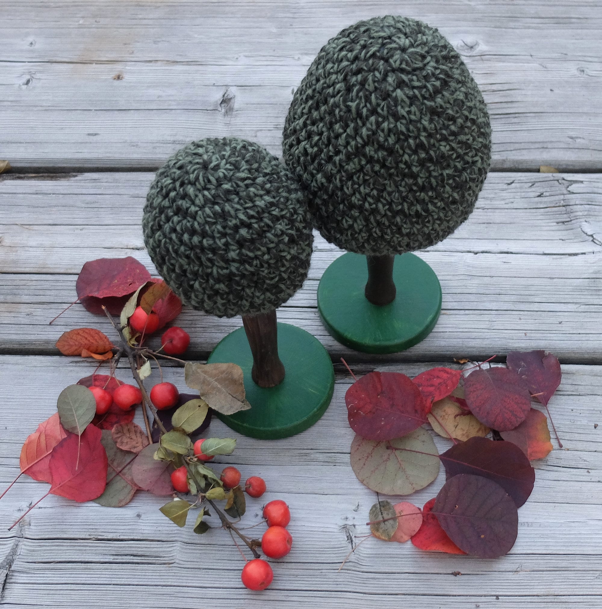 Stuffed Tree, Pretend Forest, Dark Green Tree, Nature Table ...
