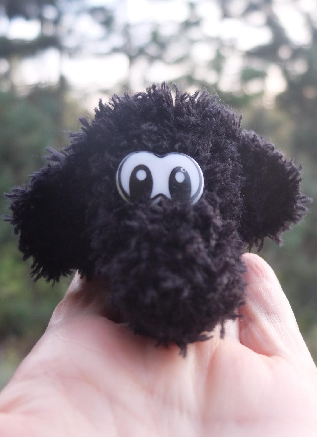 Black Monster, Shaggy Nose Warmer, Nose Beanie, Cold Nose Heater, Gag ...