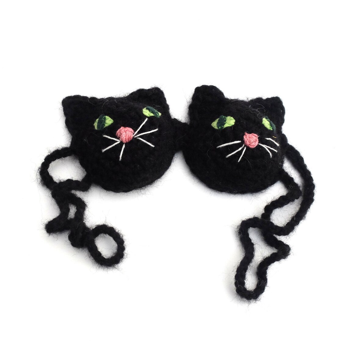Black Cat Couple Cat Sleeping Mask Travel Eye Mask - Etsy