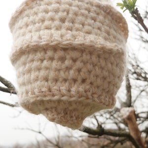 Fake Hornet Nest, Faux Wasp Nest, Crochet Wasp Repellant, Eco Friendly ...