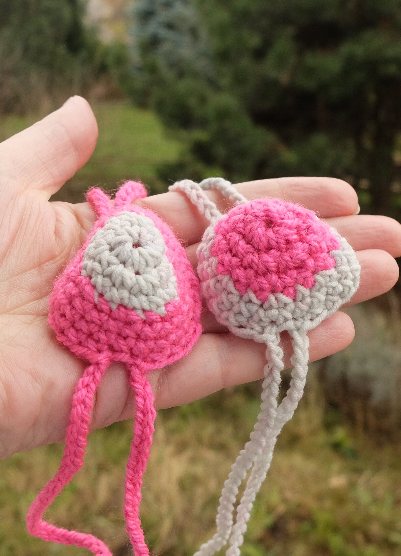 Gray Pink Nose Warmer Nose Muff Colorful Winter Sweet - Etsy