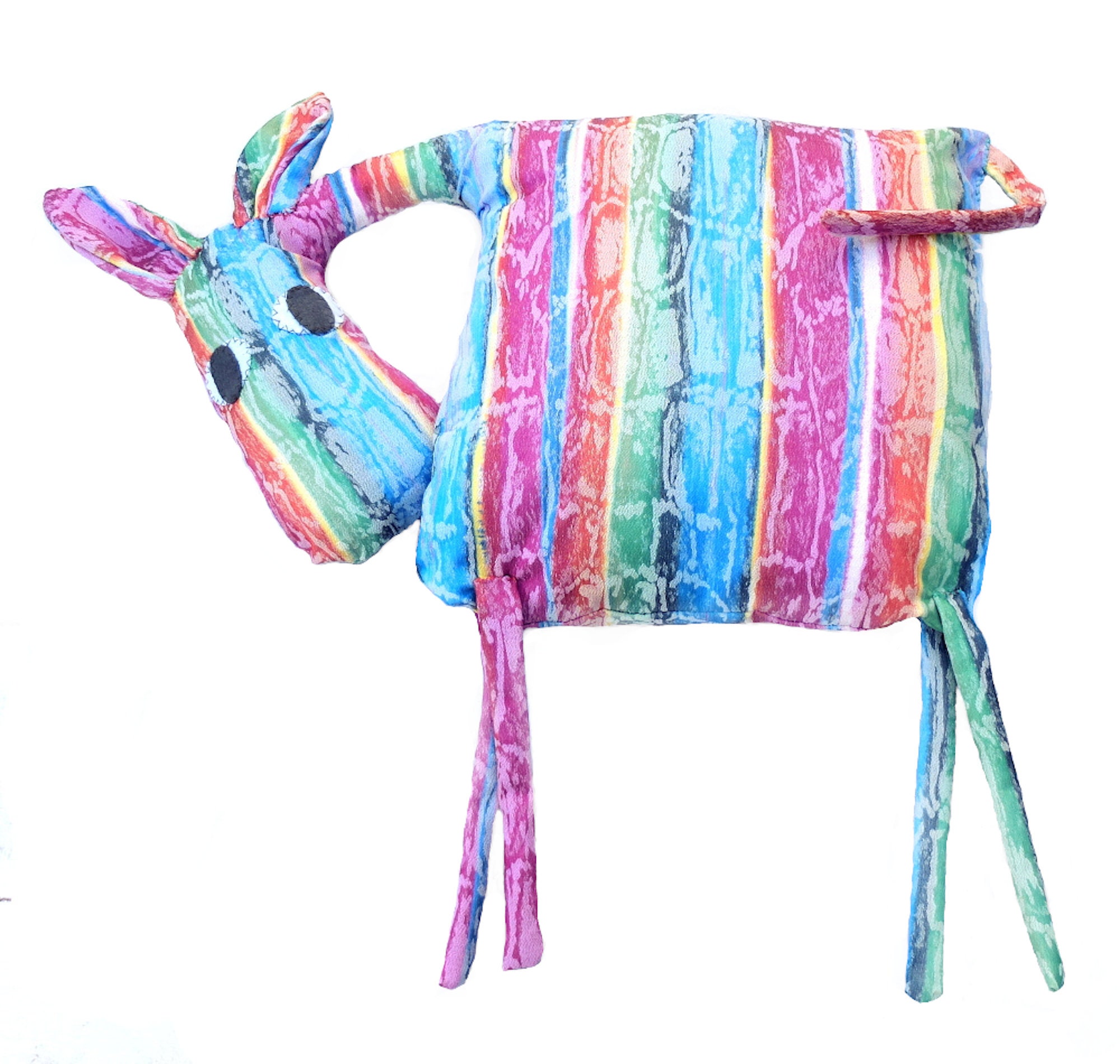 Zebra Pillow, Colorful Cotton Zebra, African Animal Cushion, Decorative ...