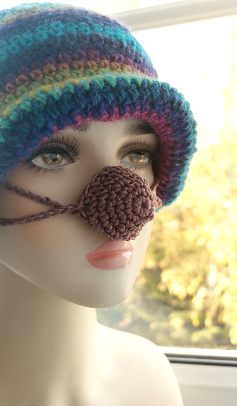 Crochet Nose Warmer Cotton Nose Cozy Nose Hat Nose Scarf - Etsy
