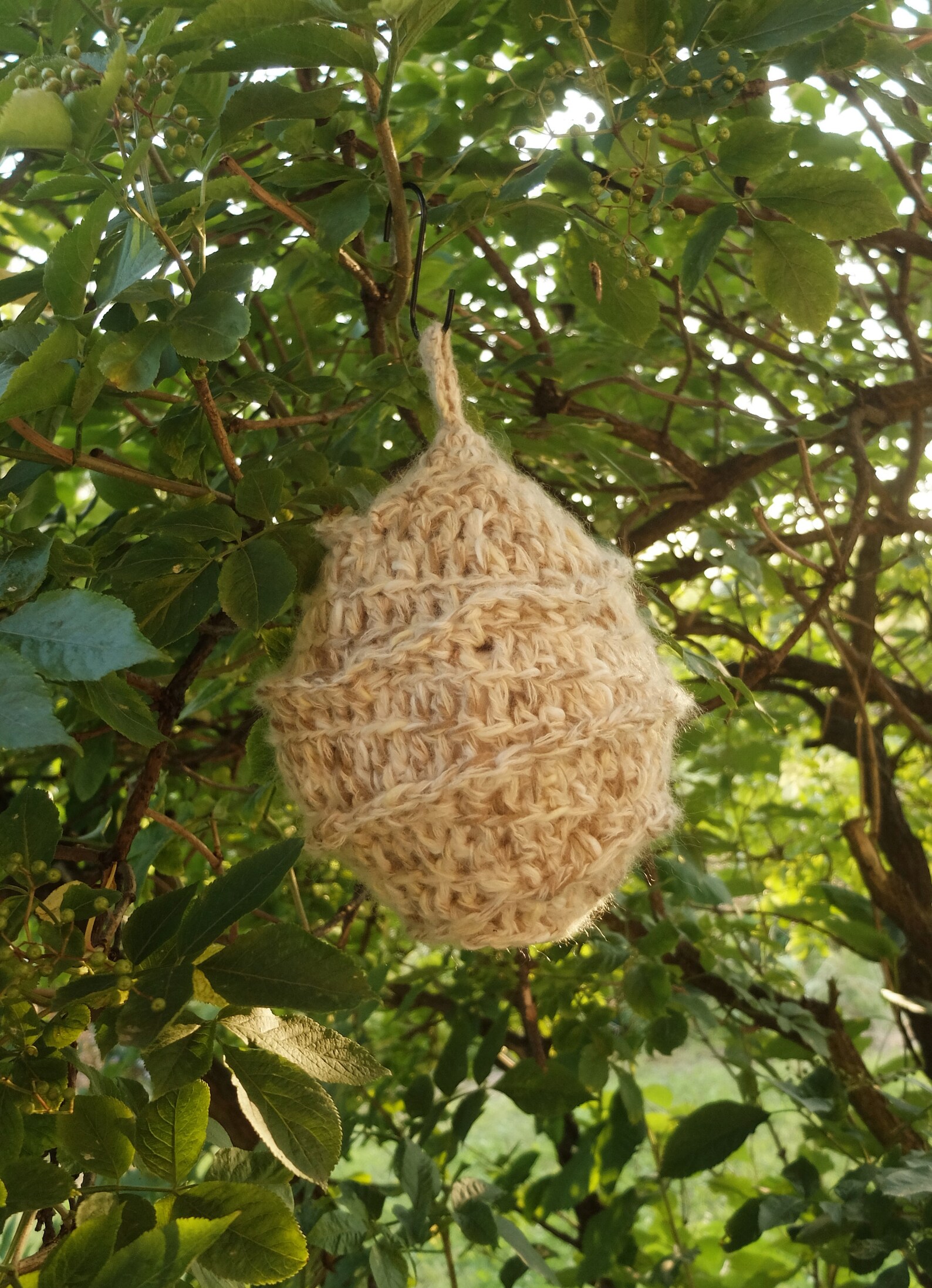 Fake Hornet Nest Faux Wasp Nest Crochet Wasp Repellant Eco | Etsy