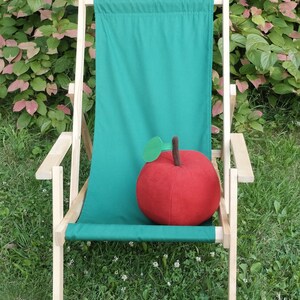 Soft Fleece Apple Red Apple Cushion Large Apple Pillow - Etsy