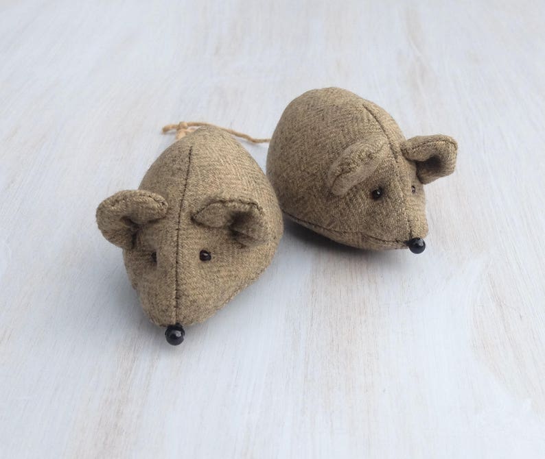 Wool Mouse Stuffed Mouse Soft Toy Small Animal Textile - Etsy