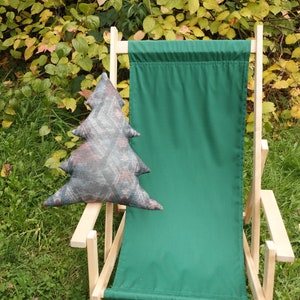 Christmas Tree Shape Sofa Cushion, Throw Pillow, Xmas Decor for Living ...