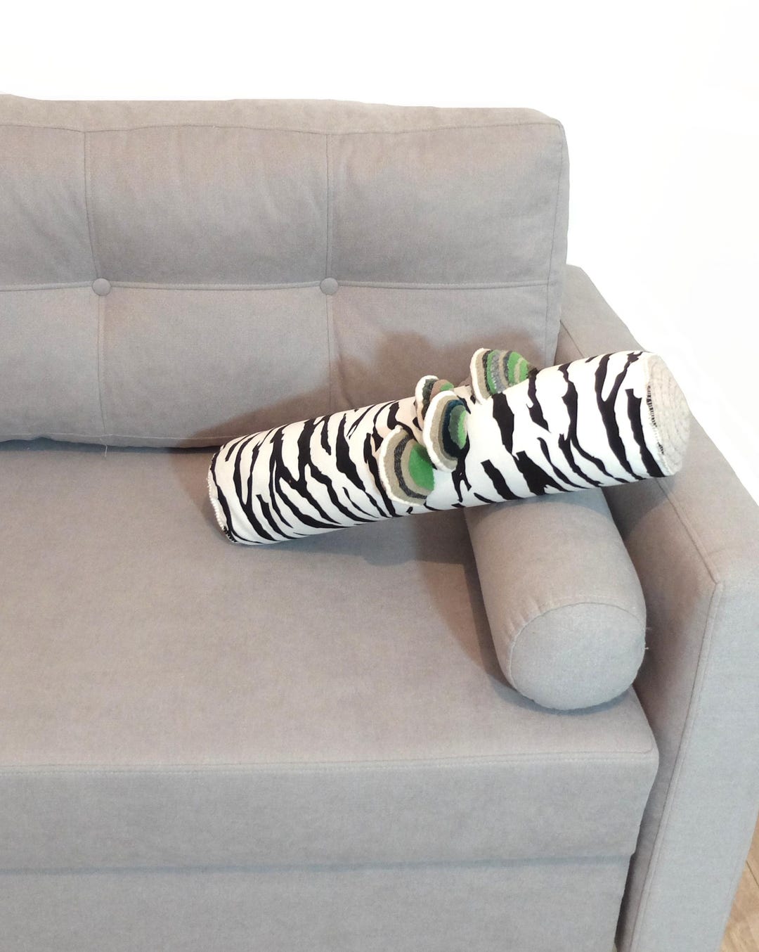 Stuffed Birch Log, Tree Log Pillow, Tree Log With Fungi, From the ...