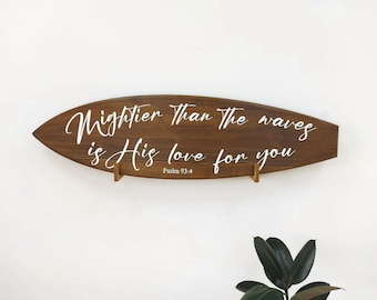 Mightier Than the Waves of the Sea is His Love for You | Canvas Banner ...