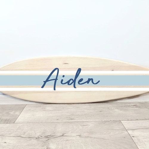 Surf Board Wall Plaque Personalized Sign Wooden Surfboard - Etsy