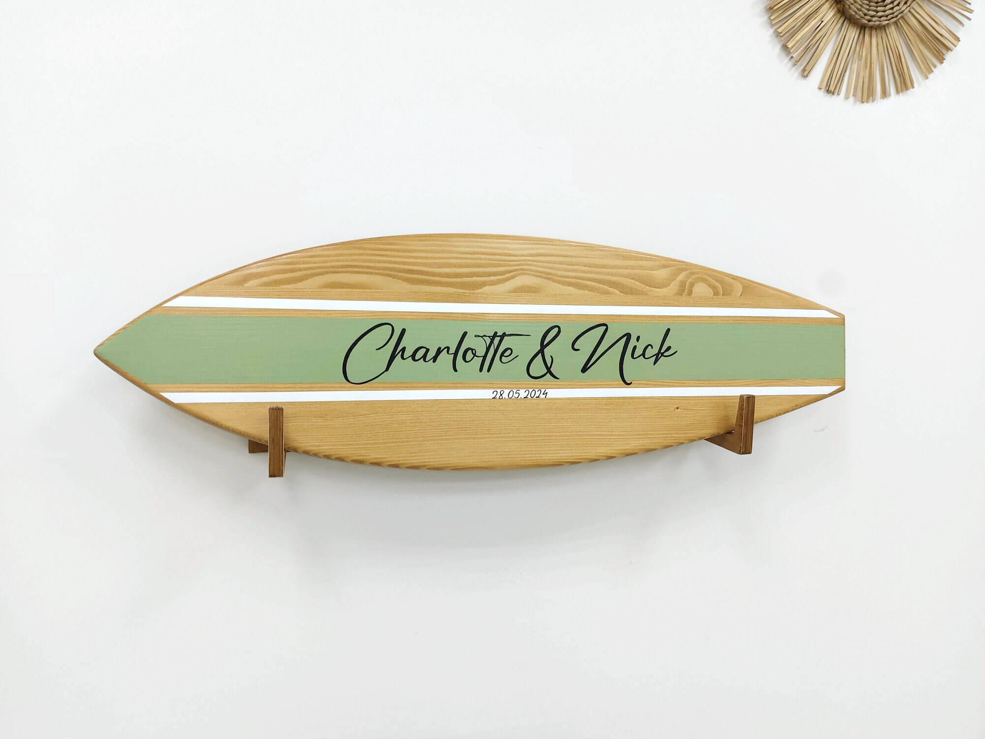 Custom Surfboard Guest Book: Beach Wedding Decor, Family Name Sign - Etsy