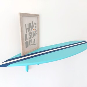 Wood Surfboard Shelf Beach Themed Decor - Etsy