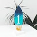 Table Numbers for Beach Wedding in Surfboard Shape Ocean Inspired ...