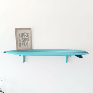 Wood Surfboard Shelf Beach Themed Decor - Etsy
