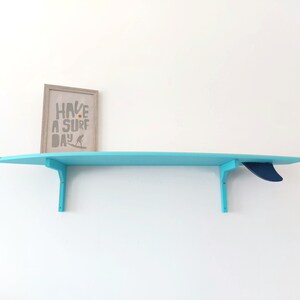 Wood Surfboard Shelf Beach Themed Decor - Etsy