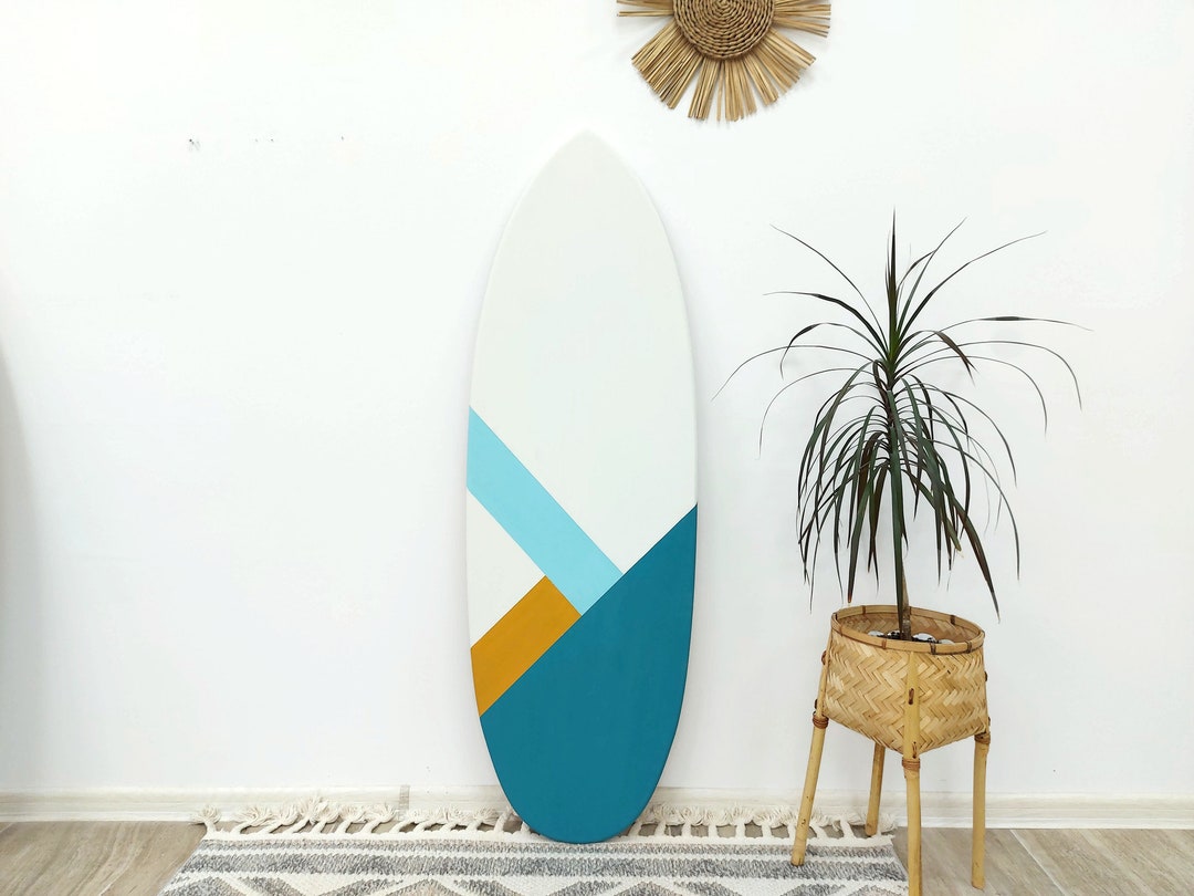 Decorative Surfboard Wall Art Decor Custom Colors Beach Coastal Decor ...