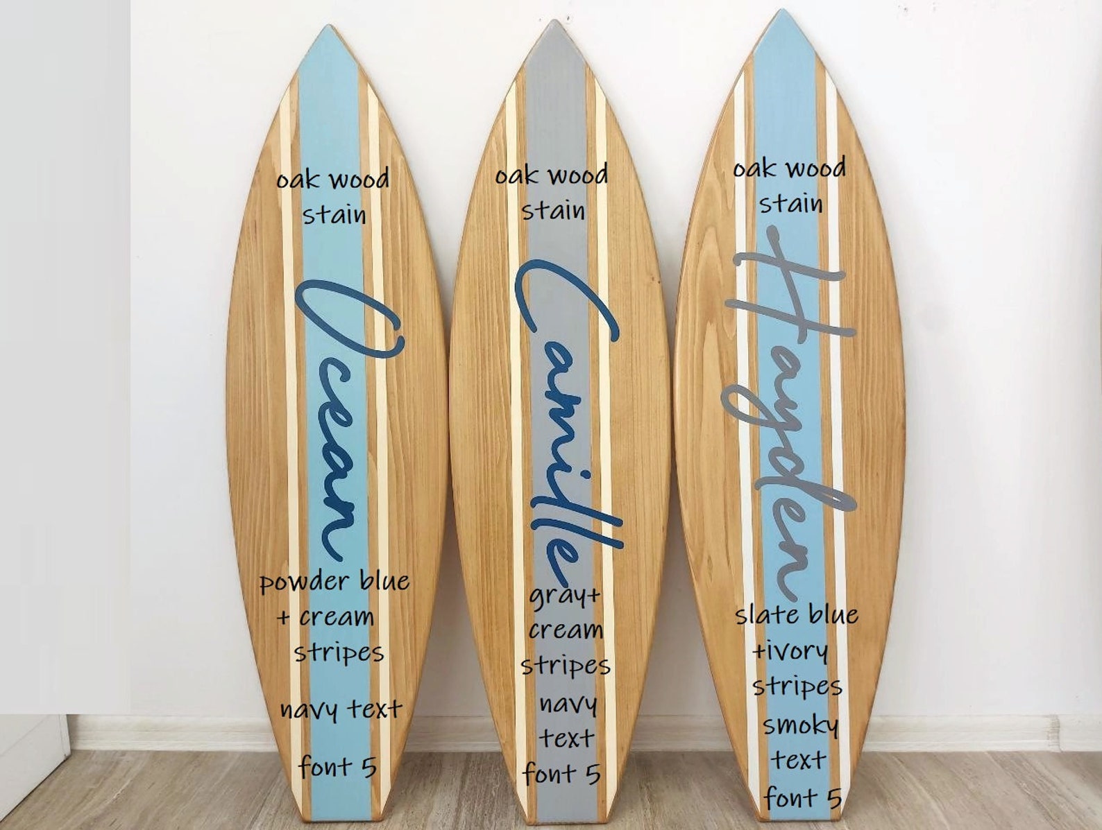 Surfboard Decor Wall Art Personalized Surf Sign Wooden Surf Board - Etsy