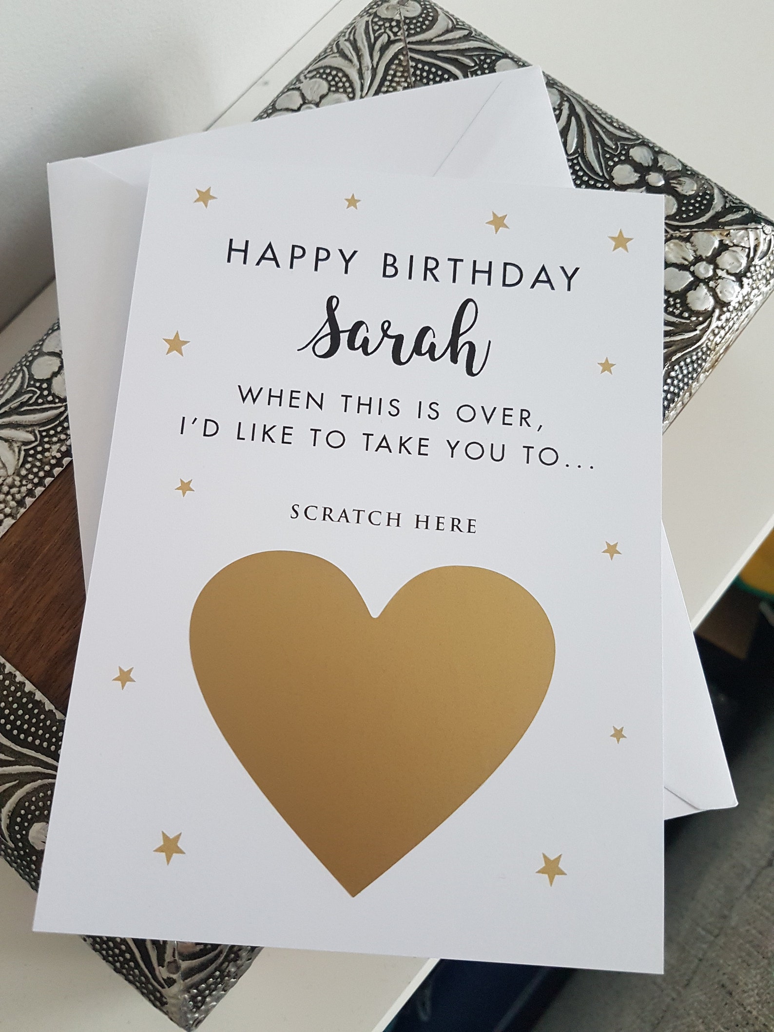 Surprise Scratch Card ANY TEXT Bridesmaid/godparent - Etsy