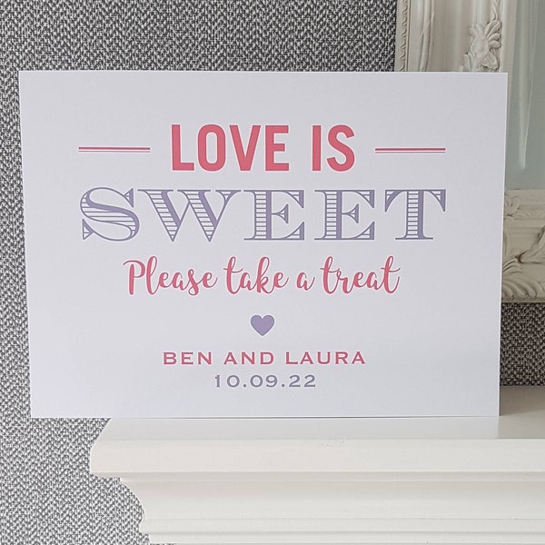 Sweets Sign - Etsy UK