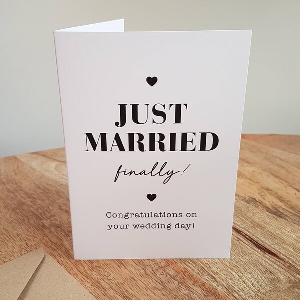 Finally Wedding Invitation - Etsy UK